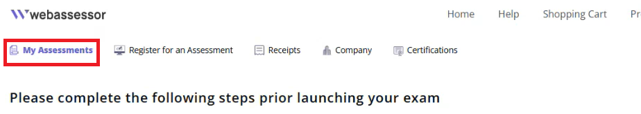 How can I reschedule or cancel my assessment?